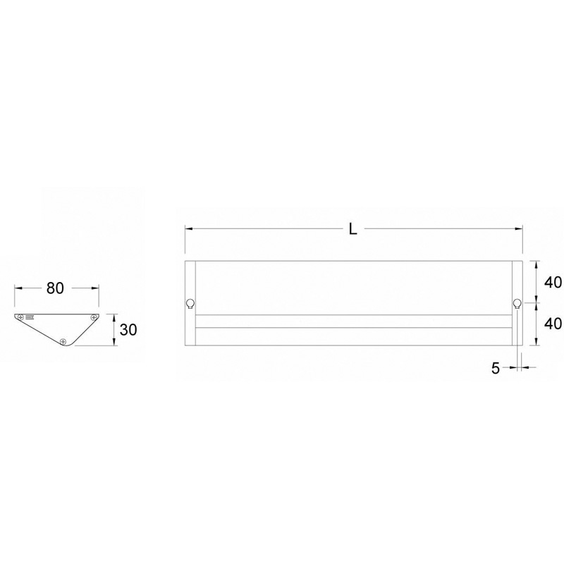 Regleta LED ALBA con Sensor o Interruptor | Instalación directa